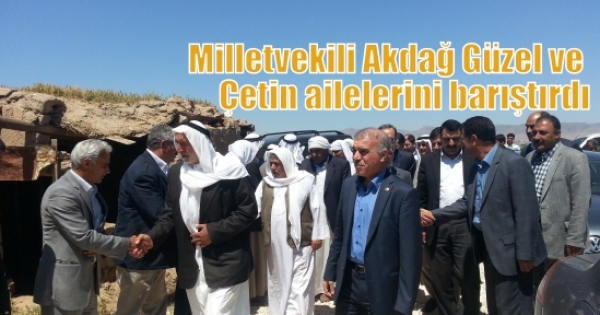 Milletvekili Akdağ Güzel ve Çetin ailelerini barıştırdı